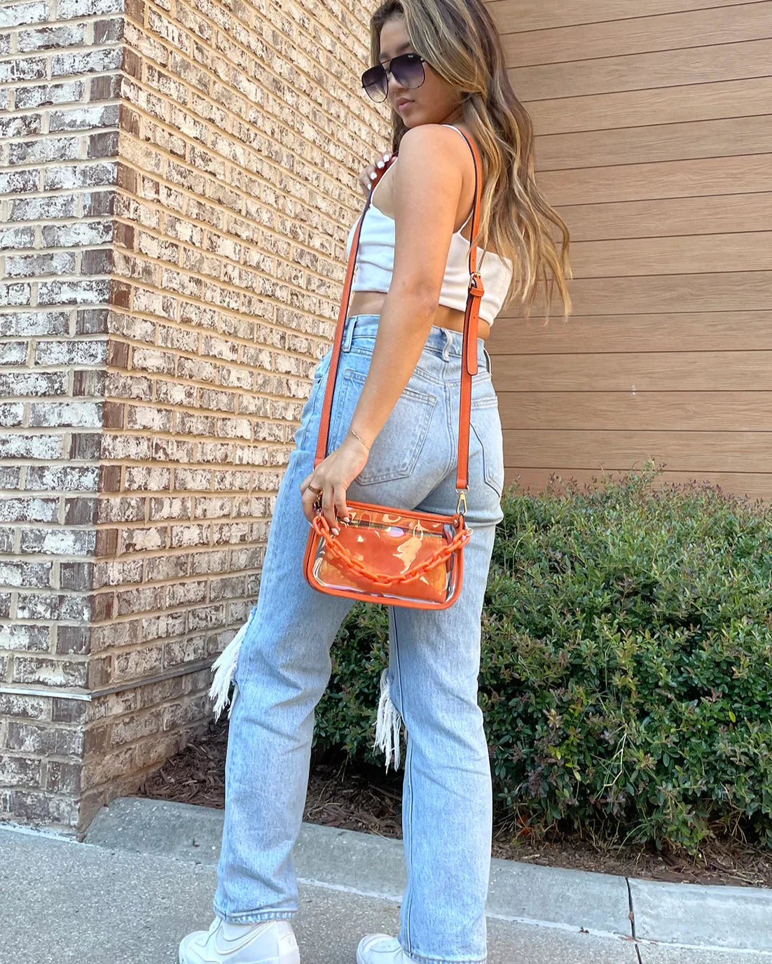 Jessica Clear Stadium Bag- Black – The Exclusive Look